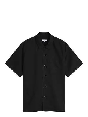 Engineered Garments Camp Shirt - Black Handkerchief Linen