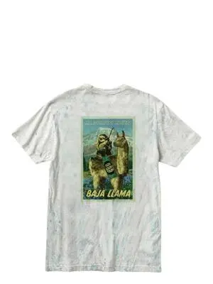 BAJA LLAMA 2 Best Friendsprimo Graphic Tee - Tie Dye