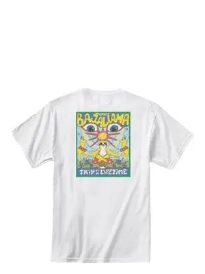 BAJA LLAMA Peace Slothprimo Graphic Tee - White