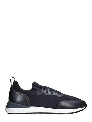 Magnanni Grafton Knitted Low-top Trainers - Navy