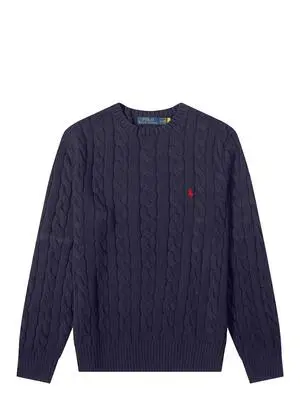 Polo Ralph Lauren Classics Long Sleeve Pullover - Hunter Navy Blue