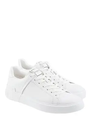 Balmain B-court Leather Sneakers - White