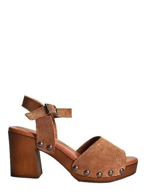 Cordani Willa Wood-bottom Heels - Brown