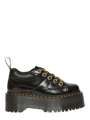 Dr. Martens 5-eye Max Buttero Leather Platform - Black
