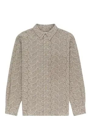 Aimé Leon Dore Paisley Embroidered Shirt - Brown