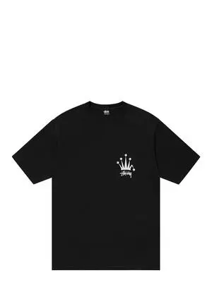 StÜssy Regal Crown Pigment Dyed Tee - Black