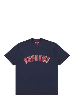 Supreme Cracked Arc Short-sleeve Top 'navy - Blue