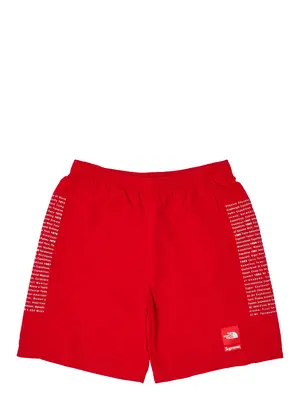 Supreme X The North Face Nylon Short - Red