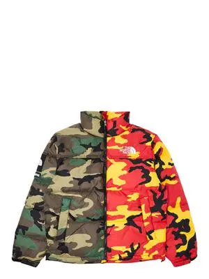 Supreme Supreme X The North Face Split Nuptse Jacket Multicolor