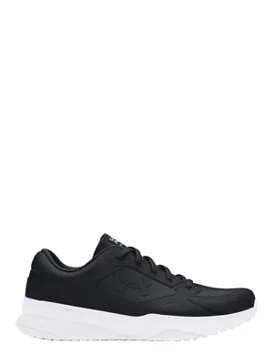 Under Armour Charged Edge Leather Sneakers - Black
