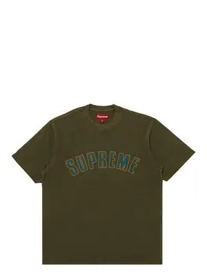 Supreme Cracked Arc Short-sleeve Top 'olive' Green