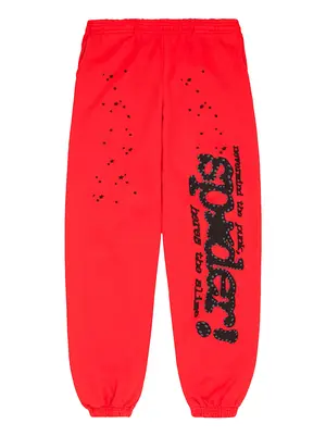 SP5DER P*nk V2 Sweatpant - Red