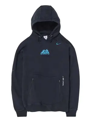 JORDAN X Off-white Fleece Hoodie - Black