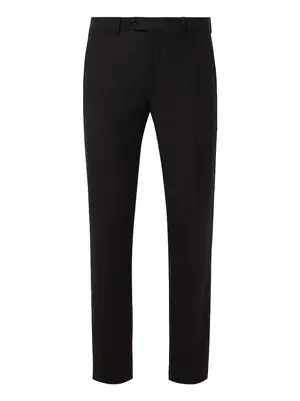 Rubinacci Modluca Straight Trousers - Black