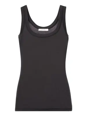 LEMAIRE Lemaire Cotton Jersey Tank Top Black