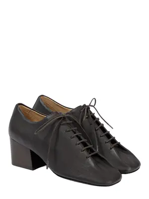 LEMAIRE Souris Leather Derby Shoes - Black