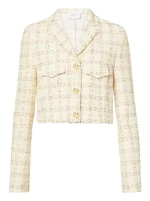 Giambattista Valli Checked Cotton-blend Jacket - Multicoloured