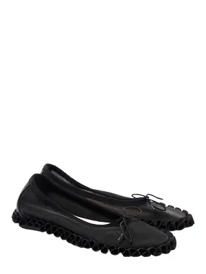 SIMONE ROCHA Simone Rocha Ruffled Mesh Ballet Flats
