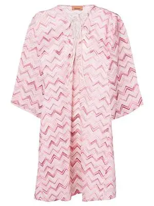 Missoni Chevron Lamé Kaftan - Multicoloured