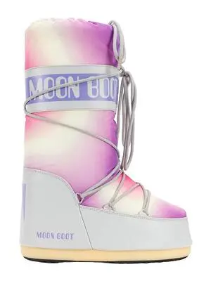 Moon Boot Icon Tie-Dye Boots Glacier Grey