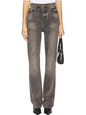 Fear Of God High Waisted Fitted Leg Jeans - Black