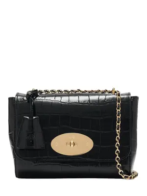 Mulberry Lily Crossbody Bag - Black