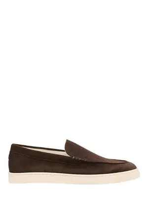 Brunello Cucinelli Hybrid Venetian Slip-ons - Dark Brown