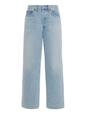 AGOLDE AGOLDE Henson Rigid Low-Rise Wide-Leg Jeans 32