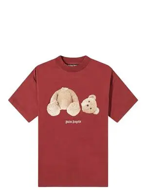 Palm Angels X End Bear Rose Tee Shirt - Burgundy