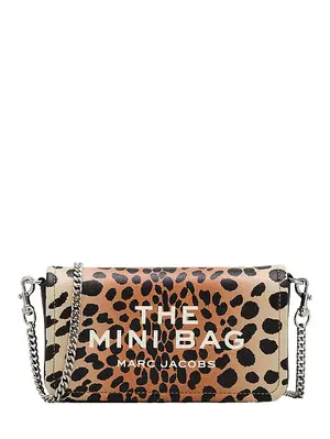 Marc Jacobs Cheetah Leather Chain Mini Bag - Black Multi