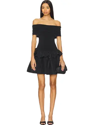 Anna October Lourdes Mini Dress - Black