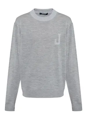 Jacquemus Logo-embroidered Jumper - Grey