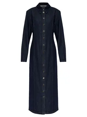GESTUZ Tilmagz Midi Shirt Dress - Blue