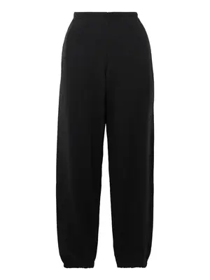 SKIMS Cotton-blend Fleece Track Pants - Black