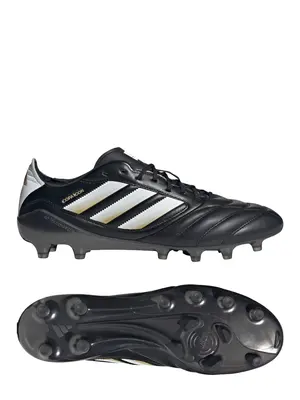 Adidas Copa Icon 2 Firm Ground Soccer Cleats - Core Black / Cloud White / Gold Metallic