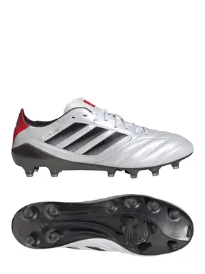 Adidas Copa Icon 2 Firm Ground Soccer Cleats - Cloud White / Core Black / Pure Ruby