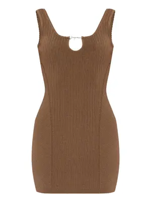 Jacquemus Short Dress - Brown