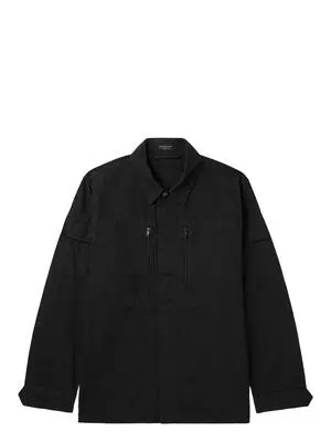 BALENCIAGA Balenciaga - Cotton-Ripstop Overshirt - Men - Black - 38