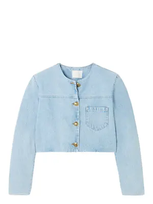 Citizens Of Humanity Priah Cropped Jacket - Blue
