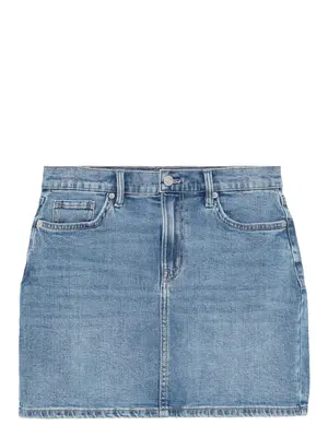 Dkny High-rise Mini Skirt - Blue