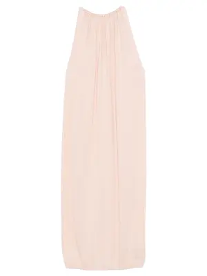 Frenckenberger Draped Midi Dress - Pink