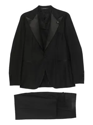 Tagliatore Single-breasted Dinner Suit - Black