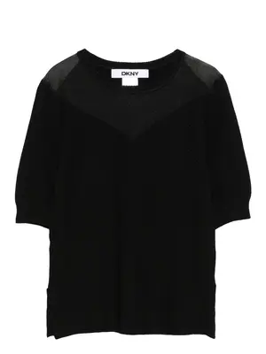 DKNY DKNY Sheer-Panels T-Shirt