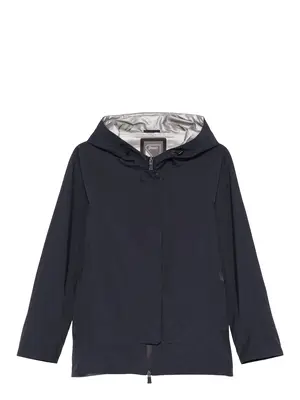 Herno Hooded Windbreaker Jacket - Blue