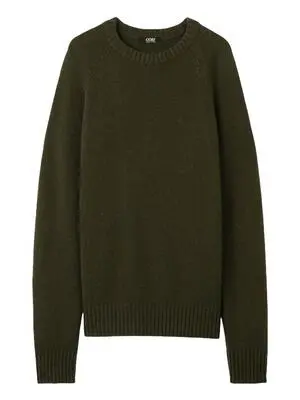 GOBI MONGOLIAN CASHMERE Cashmere Raglan Sleeve Sweater - Capulet Olive