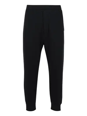 Dsquared2 Relaxed Fit Cotton Pants - Black