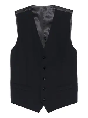 Dolce & Gabbana V-neck Waistcoat - Blue
