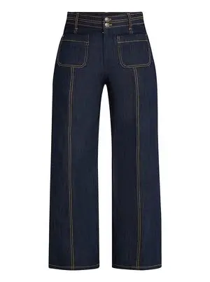 Cinq À Sept Dorothea Wide-leg Jeans - Indigo