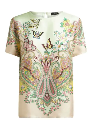 Etro Printed T-shirt - White