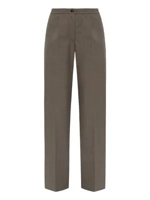 SAMSOE SAMSOE Straight-leg Trousers - Brown